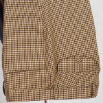Houndstooth 3 Piece Brown Mod Suit for 60s Fashion