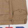 Houndstooth 3 Piece Brown Mod Suit for 60s Fashion