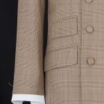 Double Breasted Mod Suit - Bespoke Brown Suit of 60s Mod Style Suit