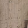Double Breasted Mod Suit - Bespoke Brown Suit of 60s Mod Style Suit
