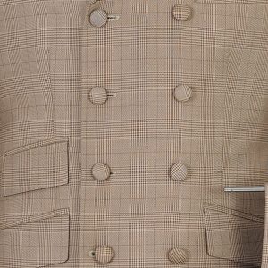 Double Breasted Mod Suit - Bespoke Brown Suit of 60s Mod Style Suit